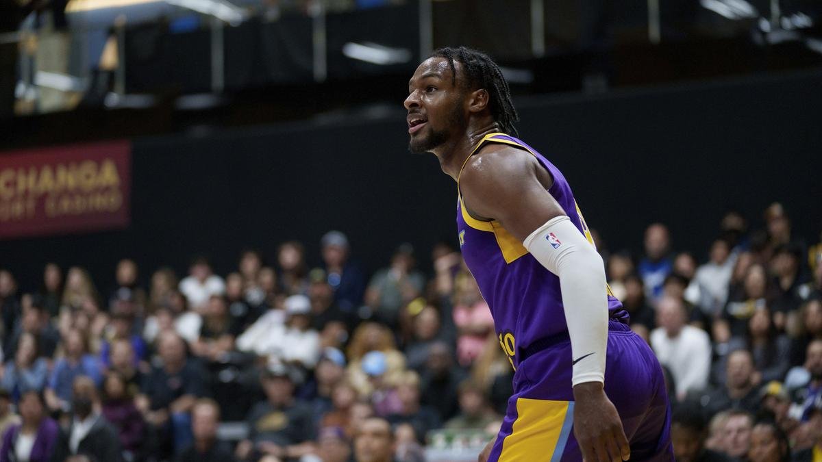 Bronny James' Injury Raises Doubts for Lakers' Game Against Jazz ...